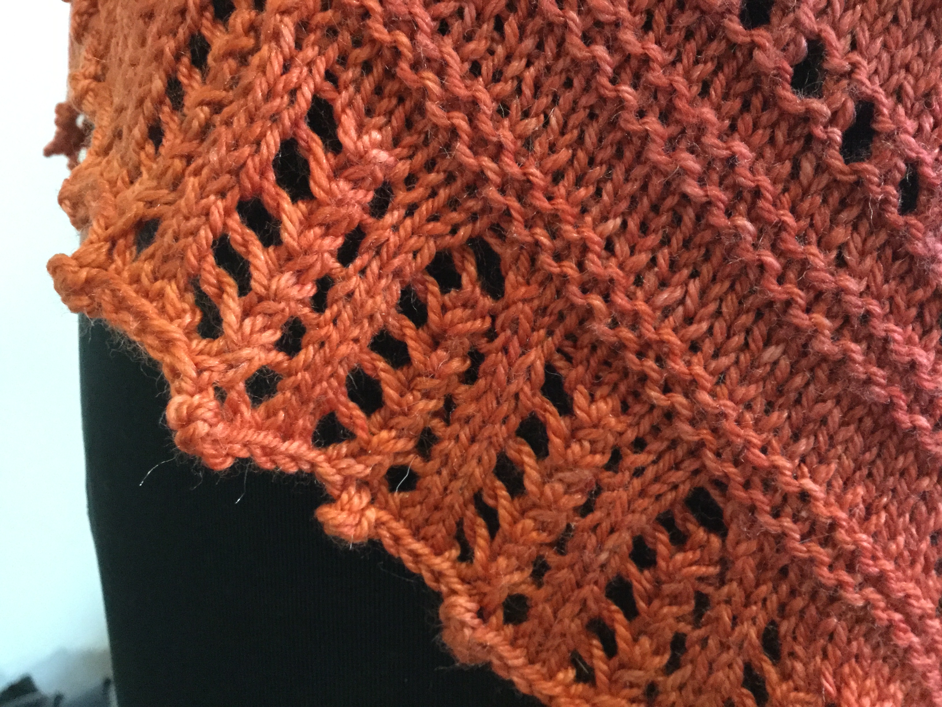 Choosing a project for Gradient style yarn.